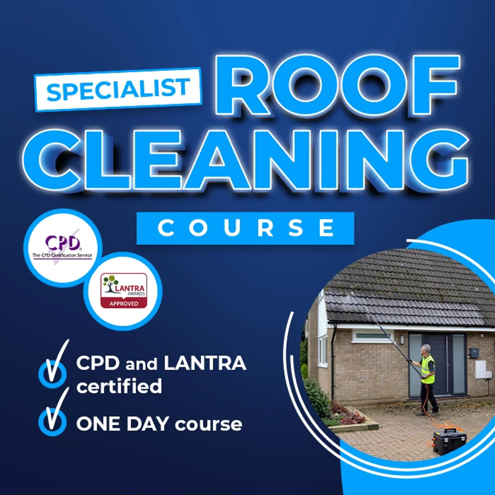 skyVac® Specialist Roof Cleaning Course - BOOK NOW