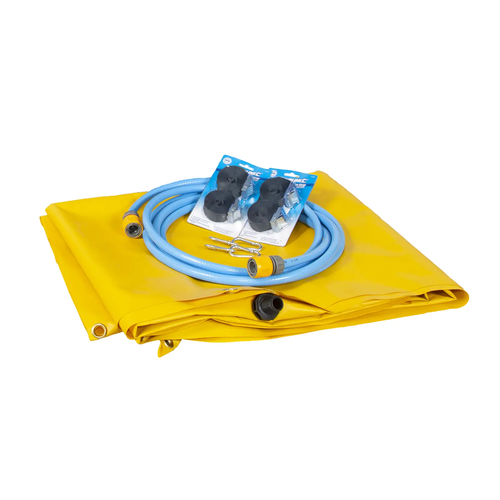 Fentex Leak Diverter Tarp & Fittings - Yellow Tarp